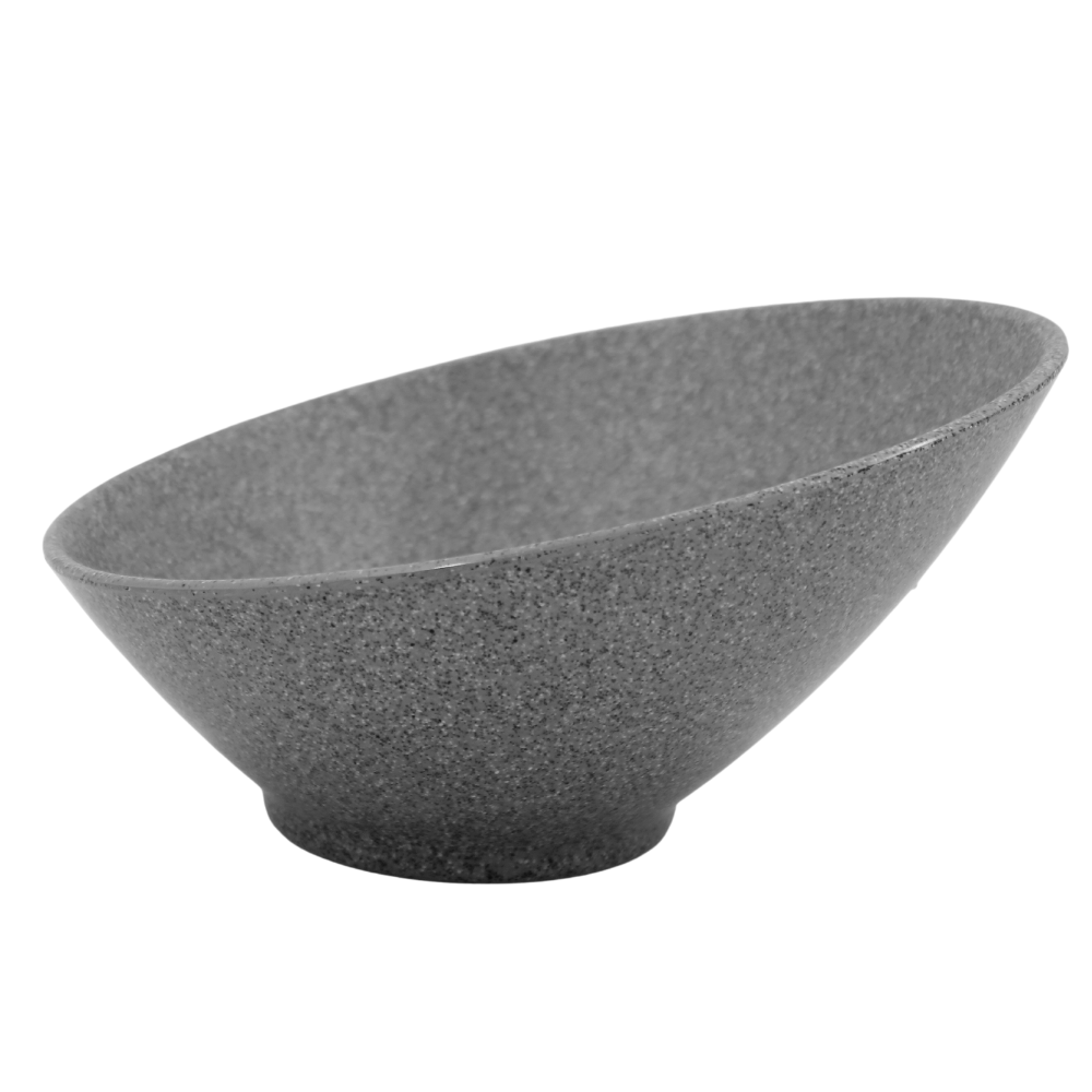 Bowl Inclinado 25 Cm Melamina Gray Granite | sondemesa